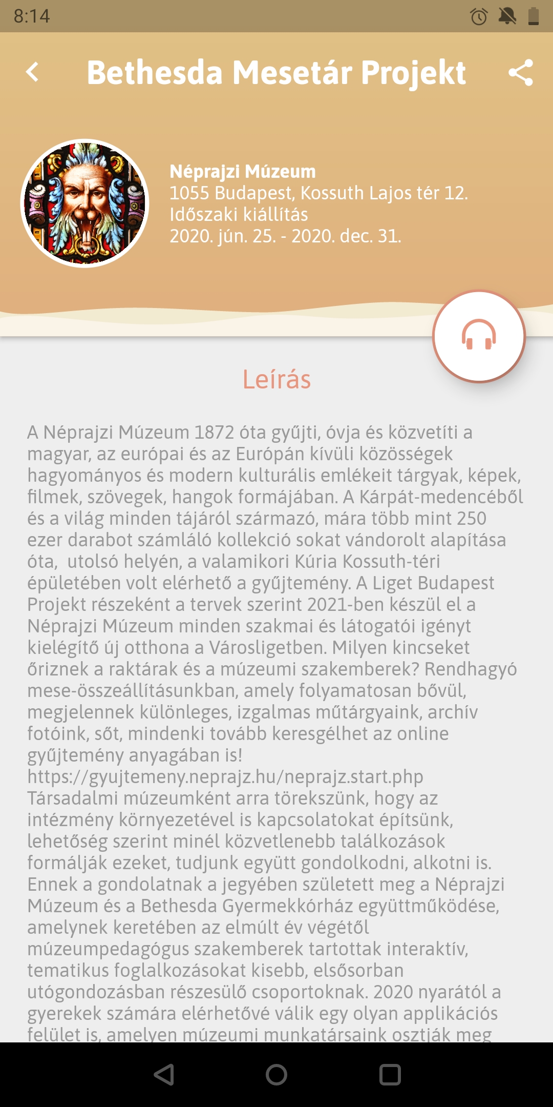 Elindult a Bethesda meseprojekt | Néprajzi Múzeum