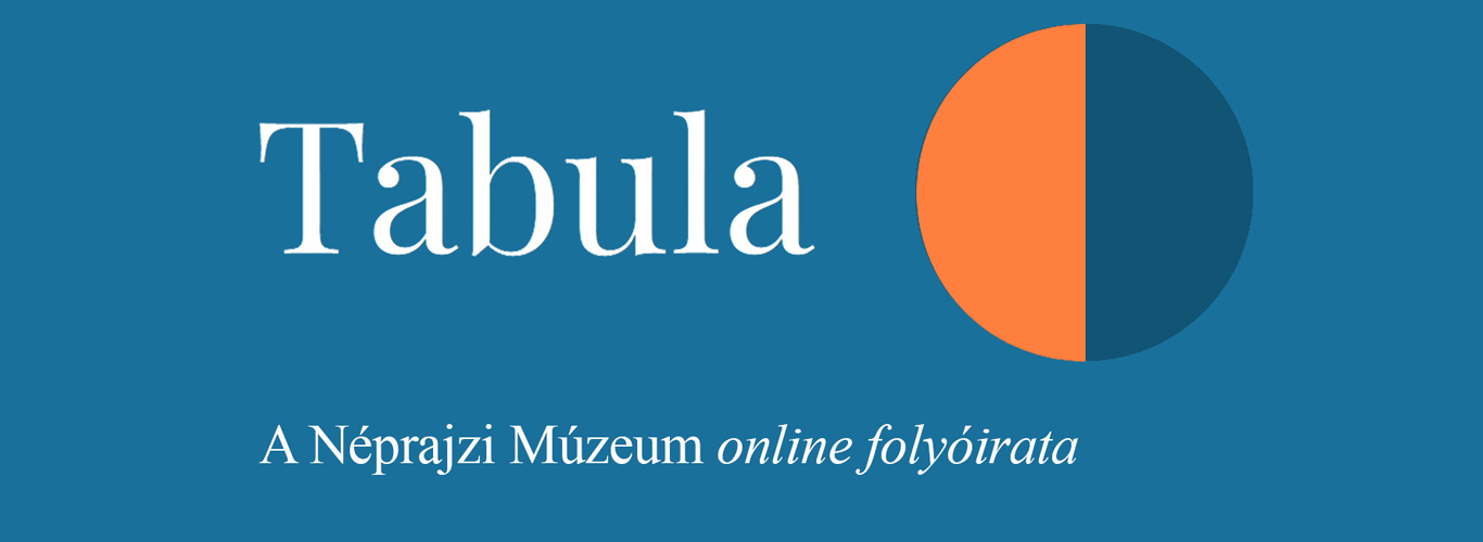 Megjelent a Tabula 23. évfolyamának első száma | Néprajzi Múzeum