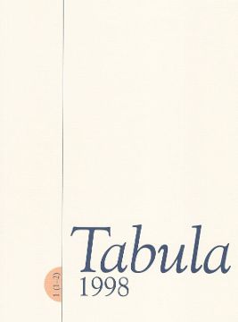 Tabula 1 (1998) 1-2 | Museum of Ethnography